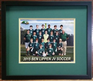 Framed JV Soccer Team Photo! – Columbia Frame Shop